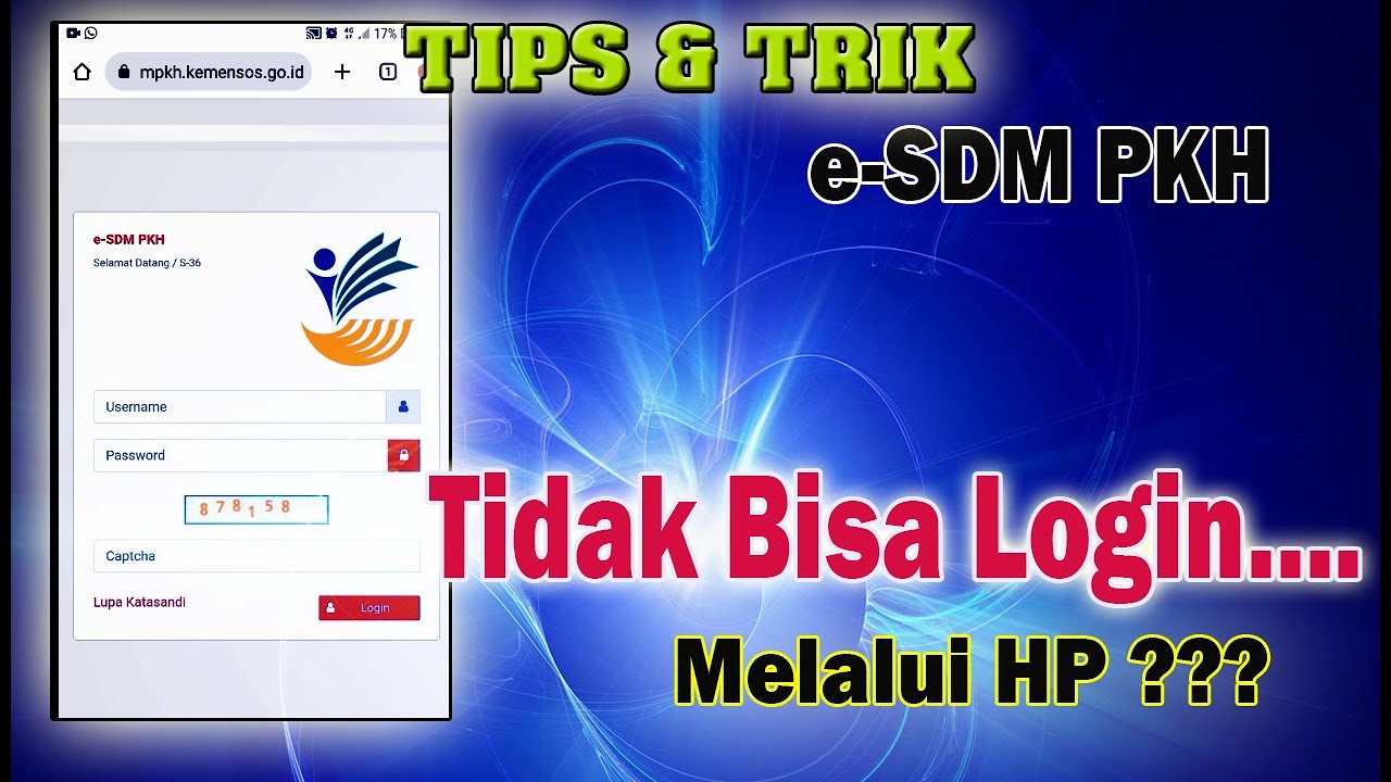Ini Biang Kerok Tidak Bisa Login Ke eSDM PKH Melalui HP#tidakbisalogin ...