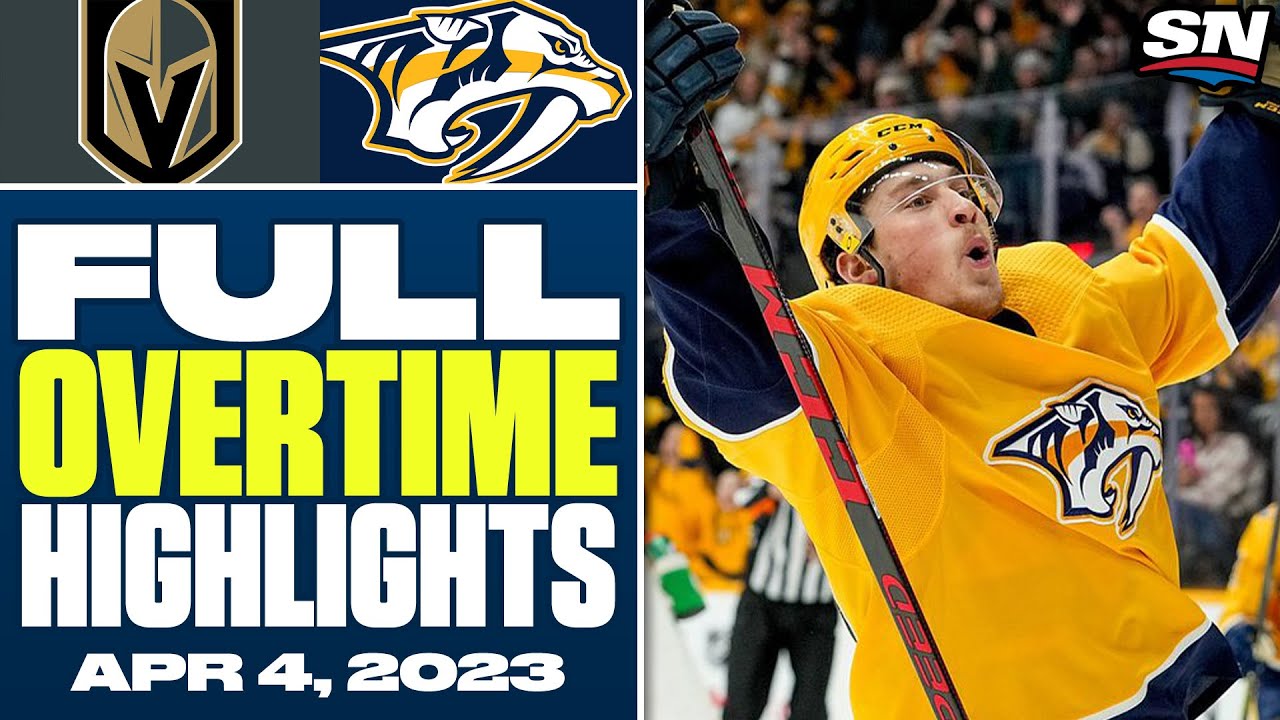 Vegas Golden Knights vs. Nashville Predators | FULL Overtime Highlights ...