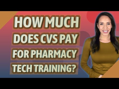 How much does CVS pay for pharmacy tech training?