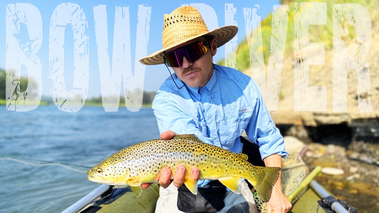 Fly Fishing BIG TROUT Mid Summer (HOPPER-DROPPER) - YouTube