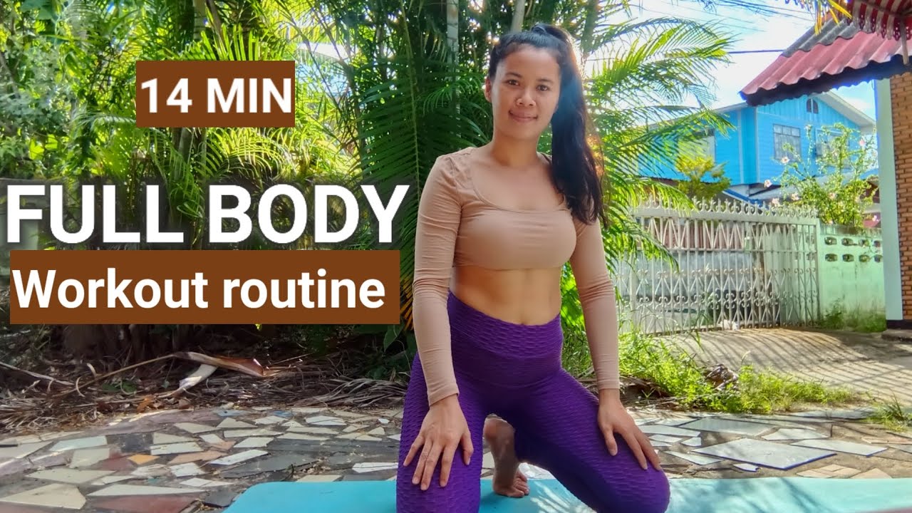14Min workout routine FULL BODY| ActivegirlwithAoae - YouTube