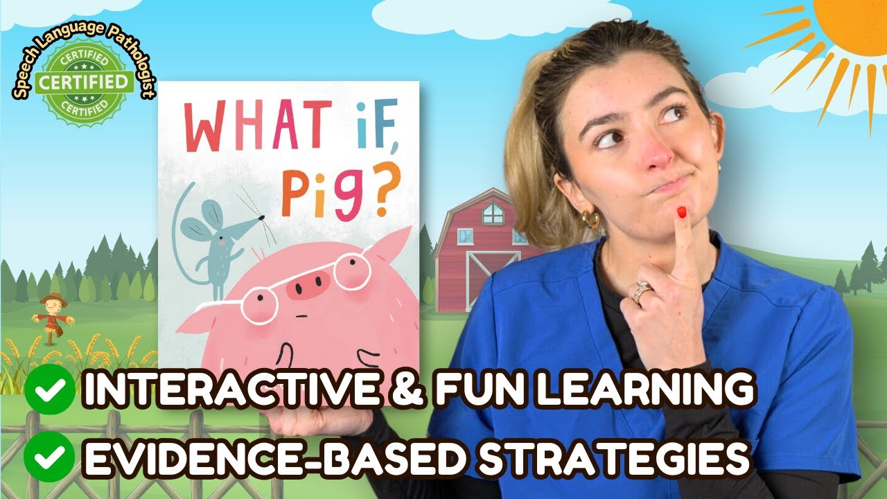 Speech Therapist Reads "What If, Pig?" | Guilt-Free Screen Time ...
