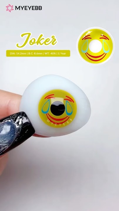 MYEYEBB Joker Cosplay Contact Lenses Best For Halloween | Prescription #contactlenses - YouTube