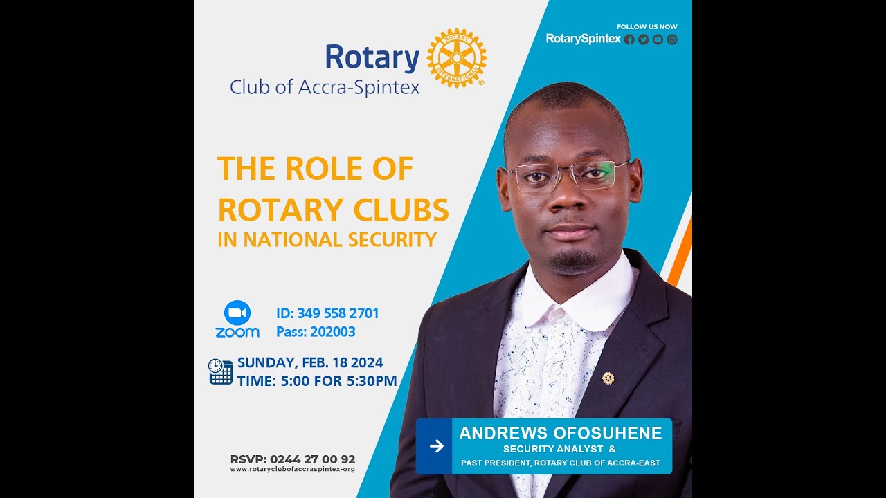 The Role Of Rotary Clubs In National Security - YouTube