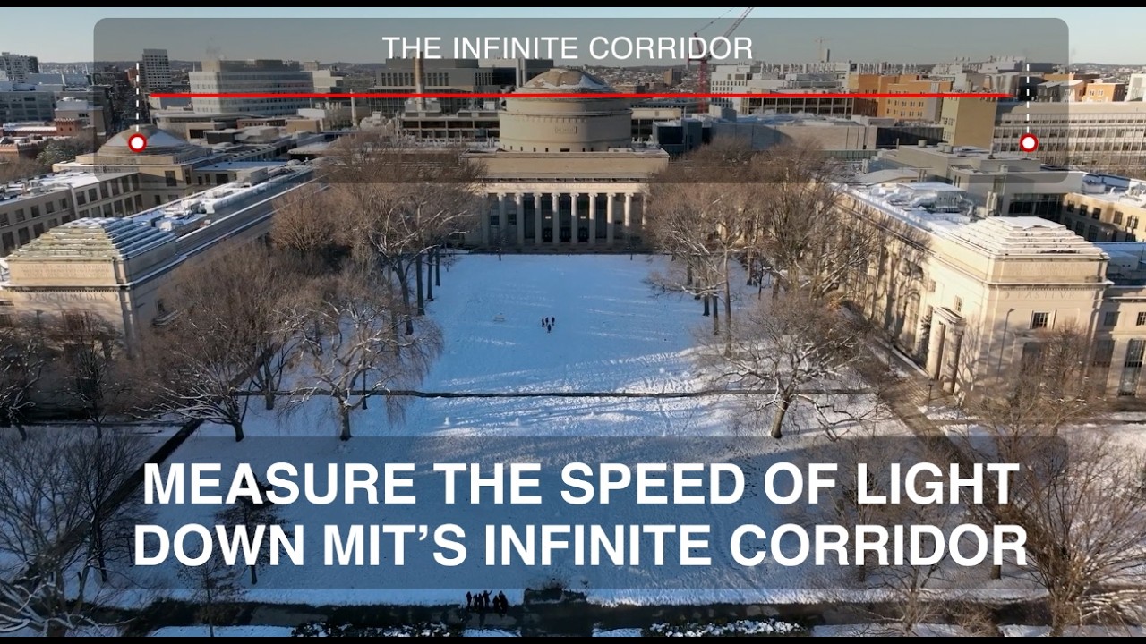 Measure the Speed of Light Down MIT's Infinite Corridor - YouTube