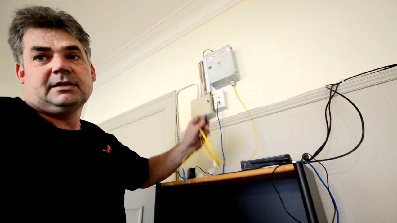 UFB Installed In The Scoop HQ - Fibre Termination Point Installed By ...