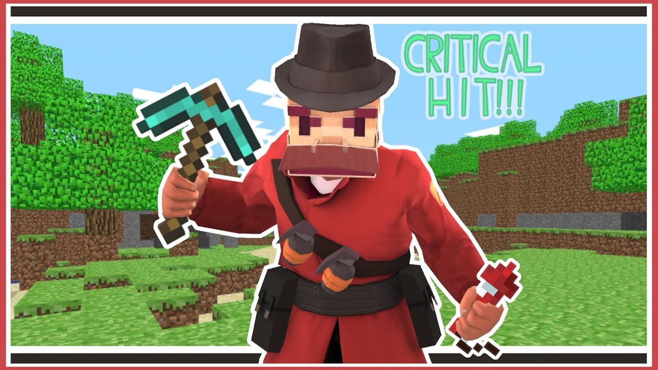 Minecraft Steve Frags in Team Fortress 2 - YouTube