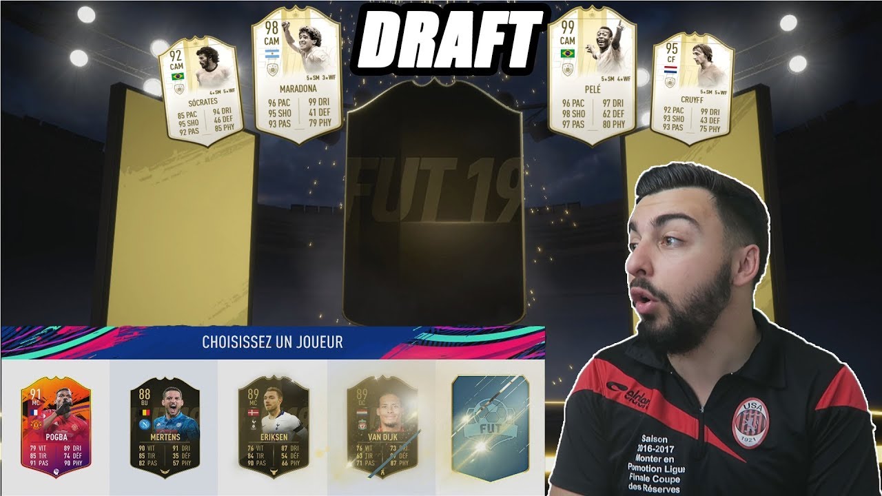 FIFA 19 - DRAFT SPECIAL ICONES MOMENTS !!! - YouTube