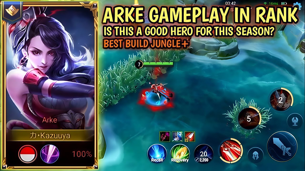 Arke Best Hero In Rank? | Jungle Build Arke - Honor Of Kings Gameplay ...