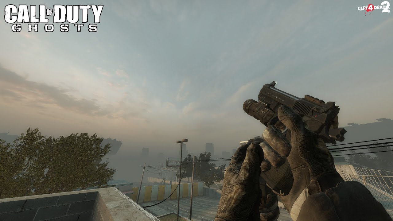 Left 4 Dead 2 M9A1 Call of Duty Ghosts (P220 - Pistol) - Cele ...