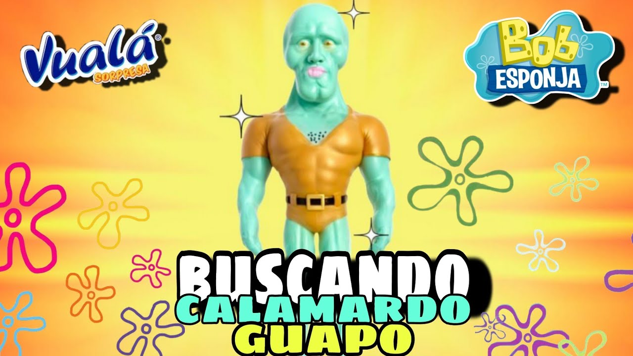 Buscando al Calamardo guapo de vualá sorpresa de bob esponja 2024 - YouTube