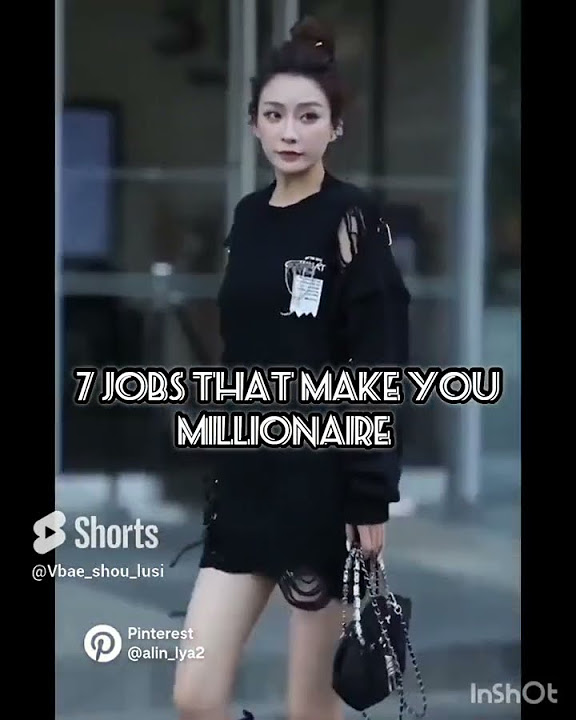 7 Jobs That Make You Millionaire 💸🤑💫 Btsshorts Asthetic Millionaire