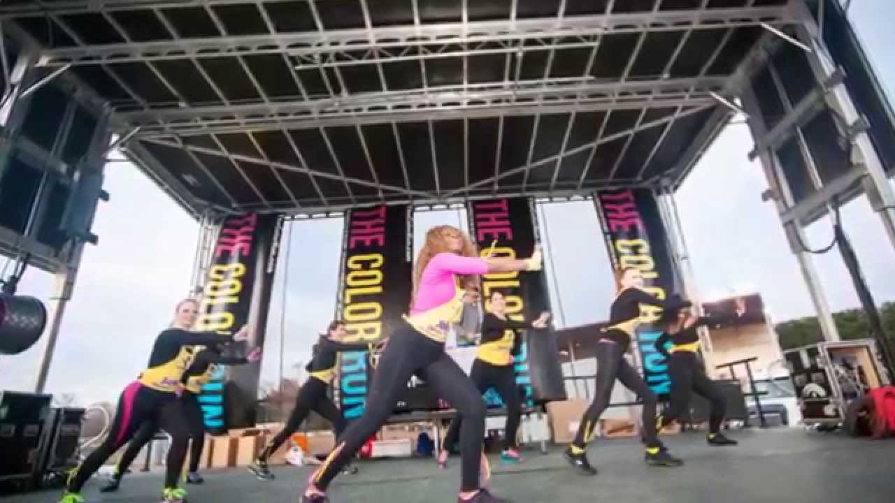 Saka Dance Fitness: The 2014 Color Run Warm Up in Winston Salem, NC ...