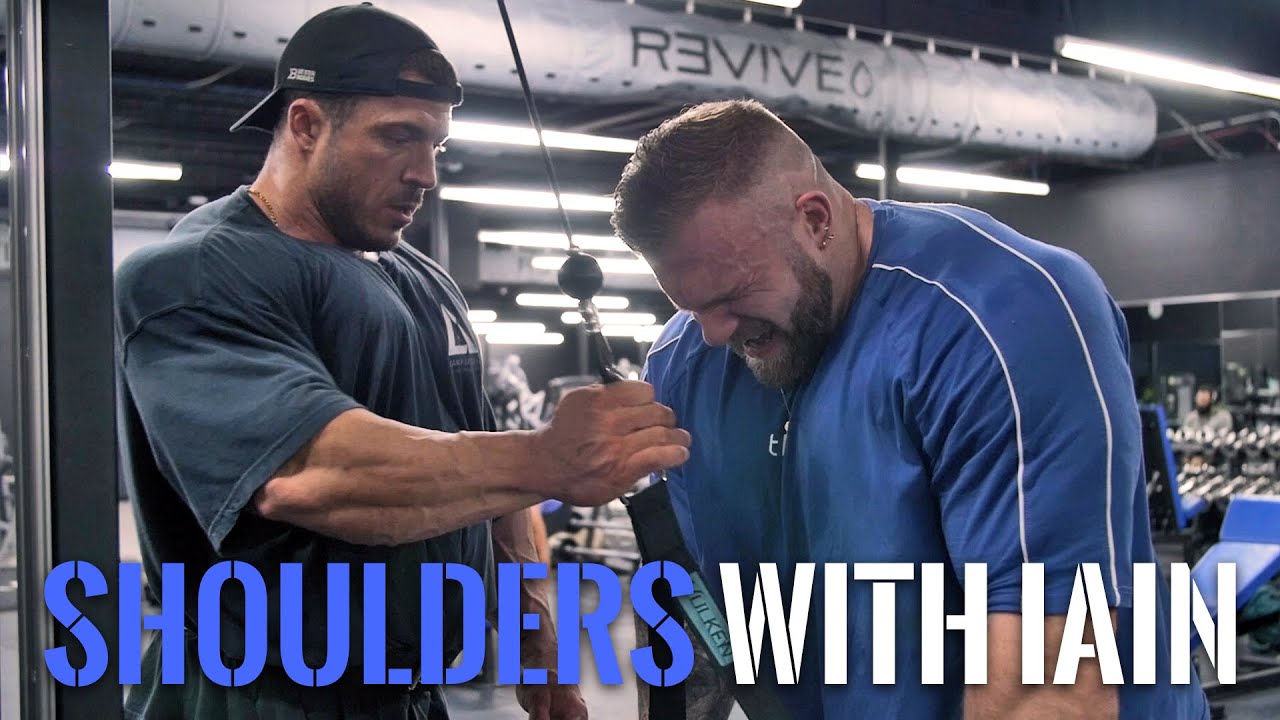 TRAINING SHOULDERS WITH IAIN - YouTube