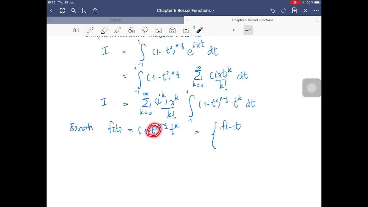Chapter 5 Bessel Functions Part 4 - YouTube