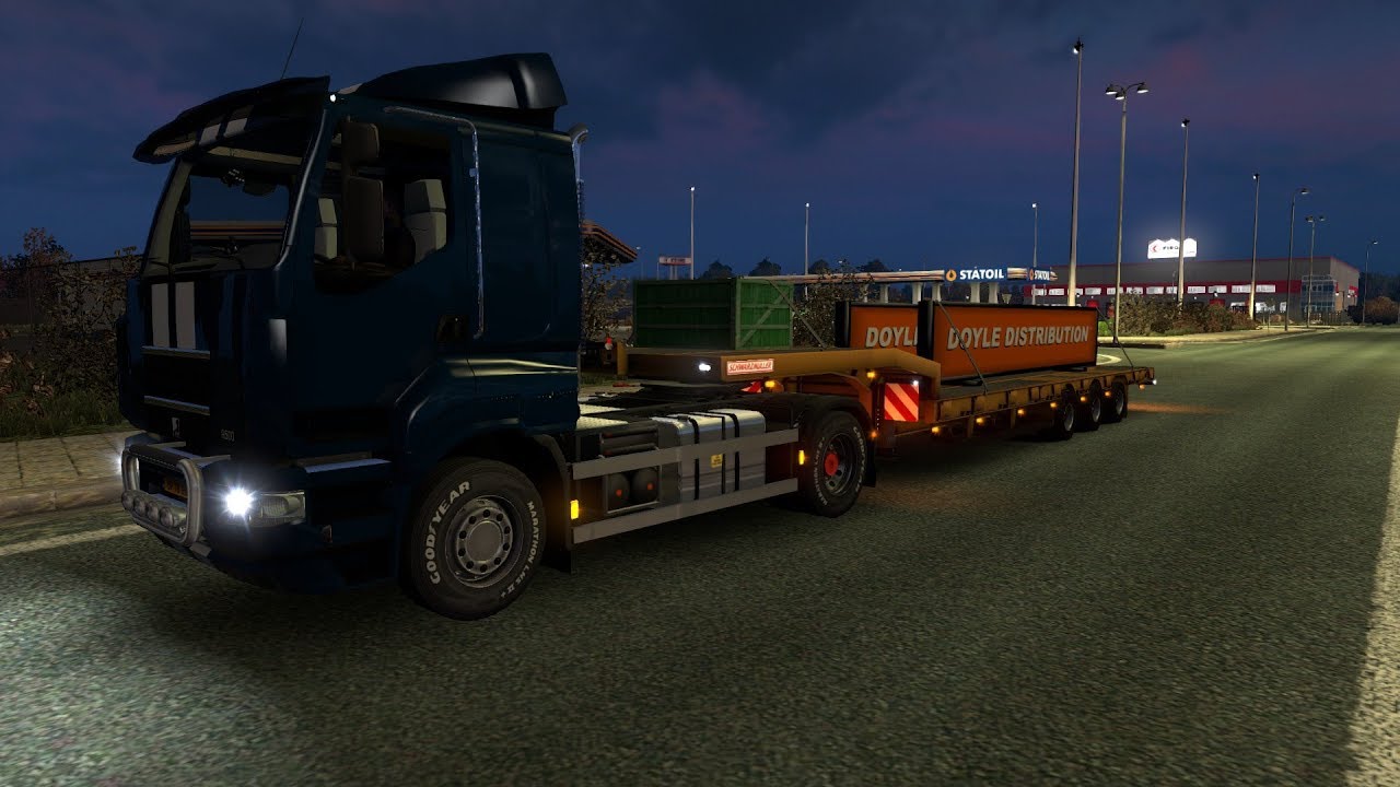 Euro Truck Simulator 2: Episode 482 New Garage Signs to Belfast (GB ...