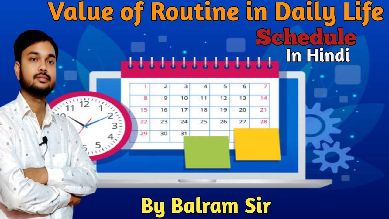 Importance of Schedule | Daily Routine | Students life | दिनचर्या का ...