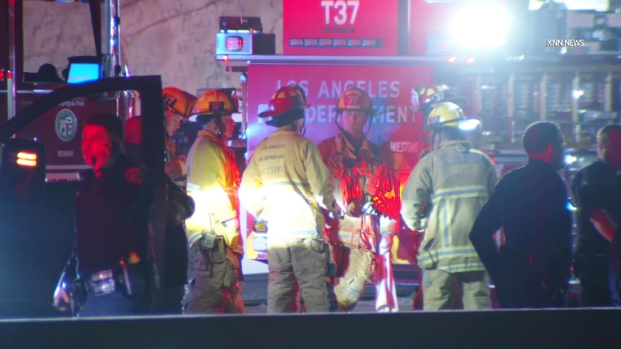 LAPD Officer Down on 405 Freeway Crash Site in West Los Angeles Part 3 ...
