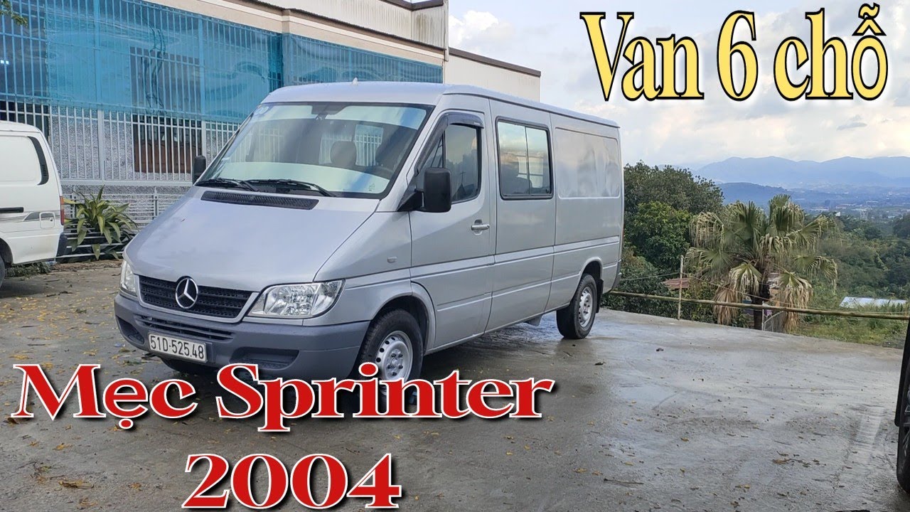 Mercedes Sprinter 2004 tải van 6 chỗ đã dọn xong giá chỉ 110 triệu | Ô ...