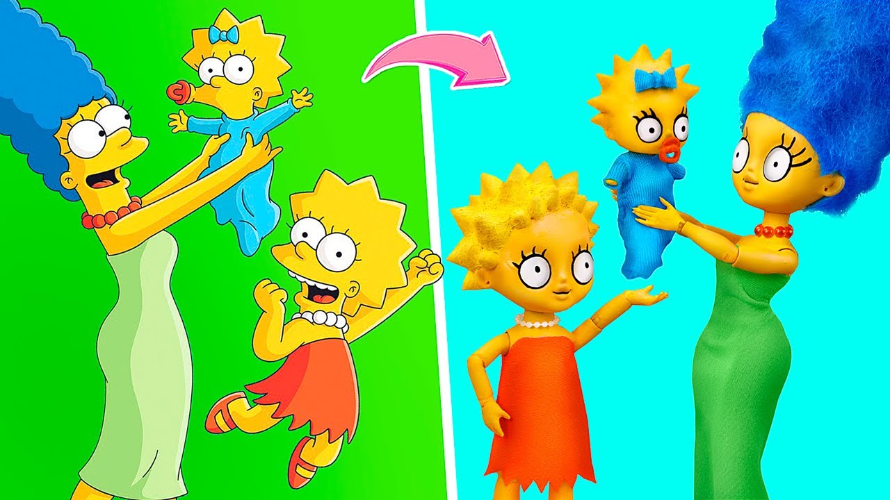New Story about the Simpson Family / 30 LOL OMG DIYs - YouTube