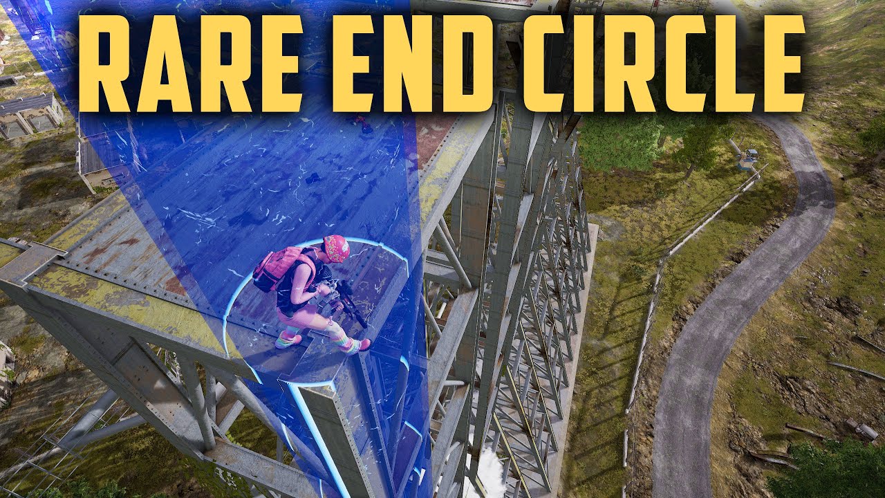 Rare End Circle and Intense Action in this Match! (PUBG) - YouTube