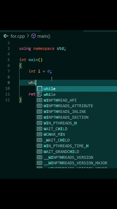ЦИКЛ WHILE на С++ за 30 секунд! #shortvideo #programming #code #coding #recommended # ...