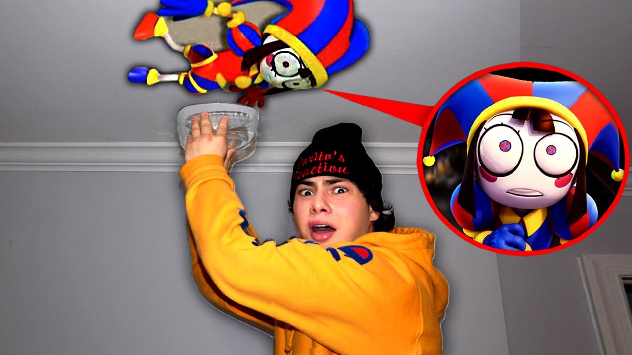 I Captured Pomni In Real Life Amazing Digital Circus Movie Youtube