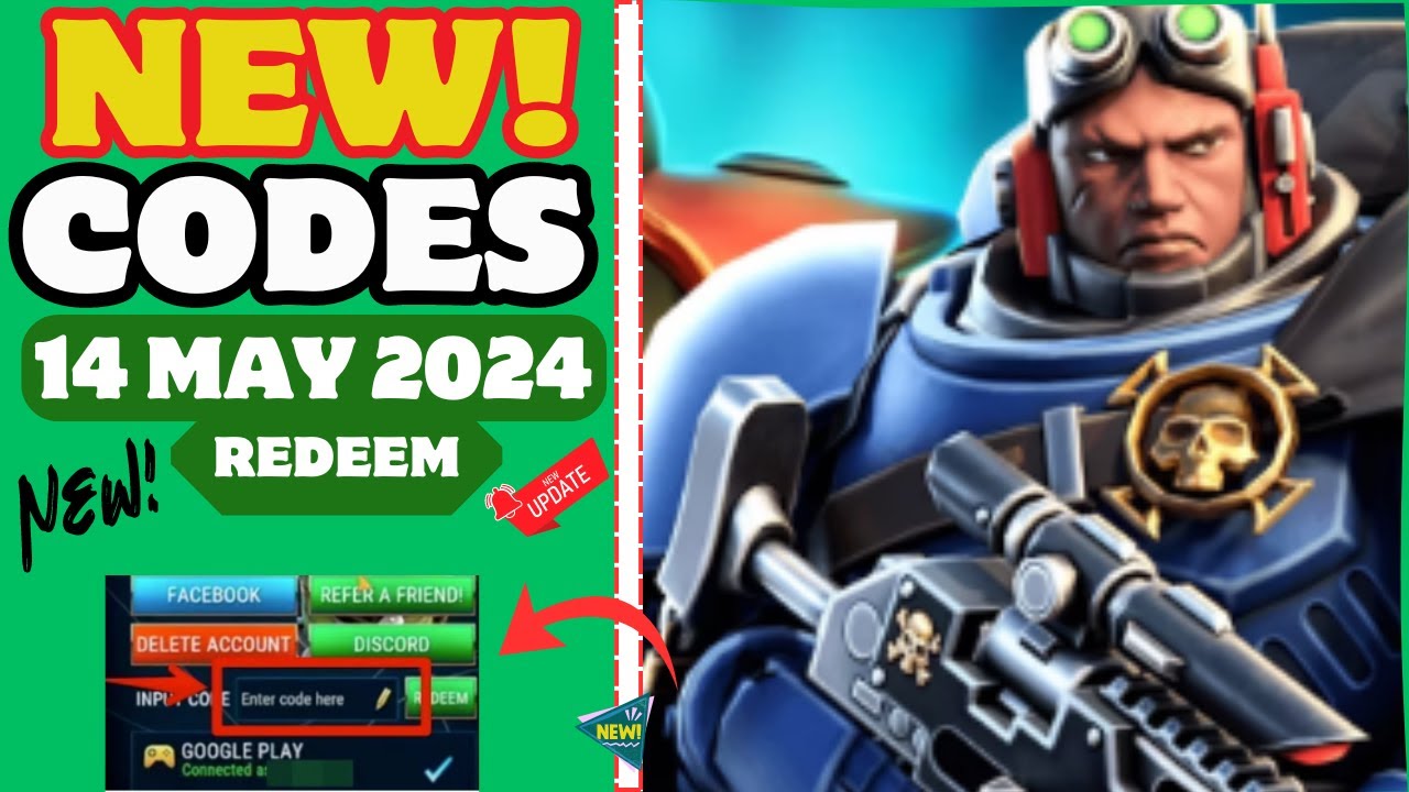 🪁Latest And Updated🪁 Warhammer Tacticus Redeem Codes 14 May 2024 ...