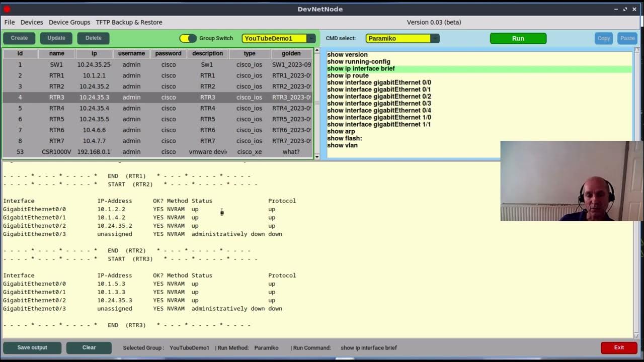 Network Automation, Python, Tkinter, Cisco Devices DevNetNode introduction - YouTube