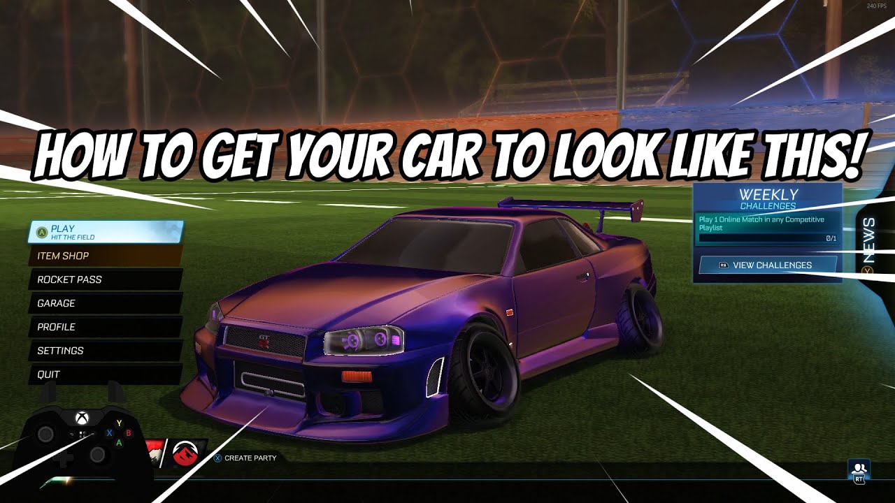 HOW TO GET CUSTOM WHEELS AND HEADLIGHTS IN ROCKET LEAGUE! | ROCKET ...