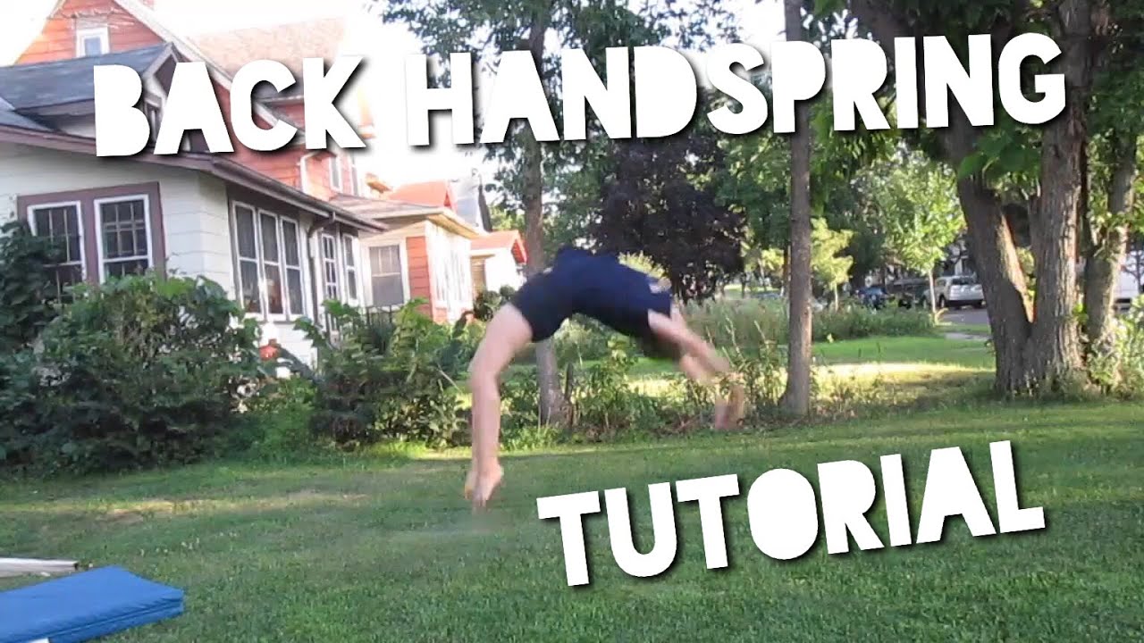 Back Handspring Tutorial! | Norah Austin - YouTube