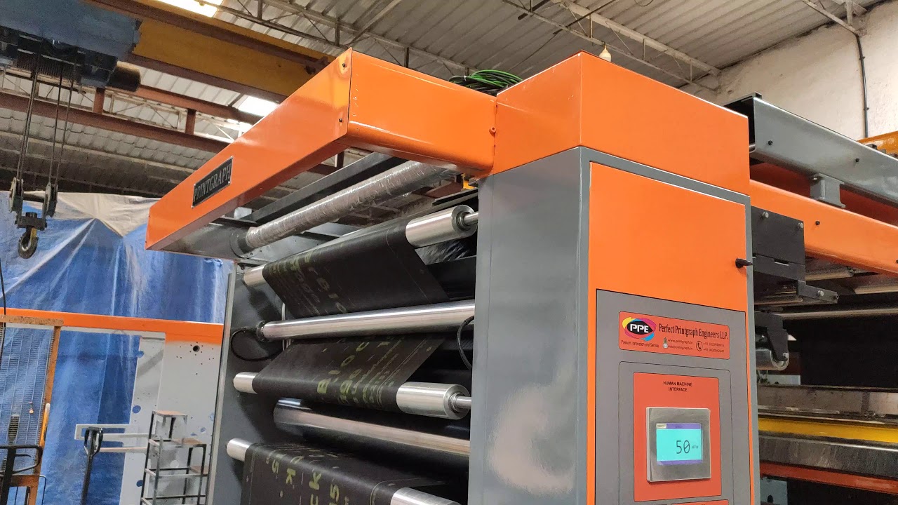 Tarpaulin Printing - Stack Flexo Printing Press 4 Colour 1600 mm by ...