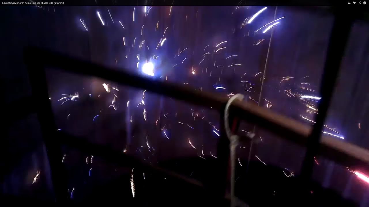 Launching Mortar In Atlas Nuclear Missle Silo (firework) - YouTube