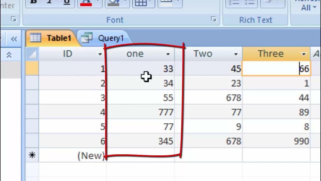 Calculate Minimum and Maximum values in Microsoft Access@COMPUTEREXCELSOLUTION - YouTube