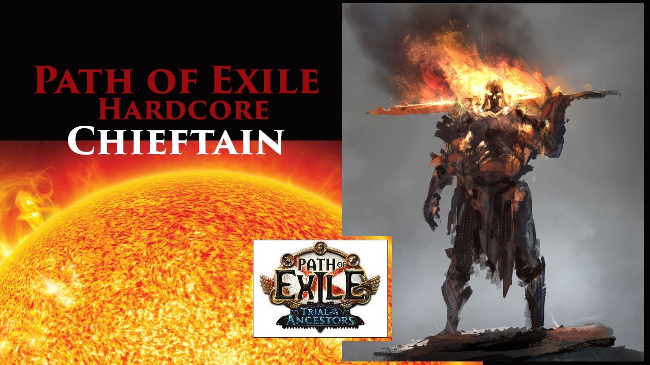 Path of Exile Ancestors HARDCORE Chieftain - Act 3 - YouTube