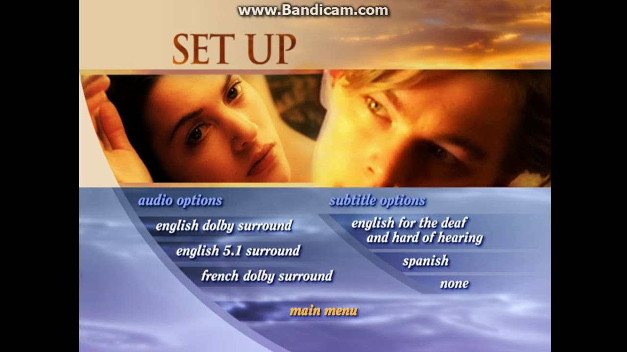 TITANIC DVD Menu Walkthrough - YouTube