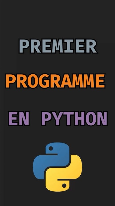 Écris ton premier programme Python en 30 secondes ! - YouTube