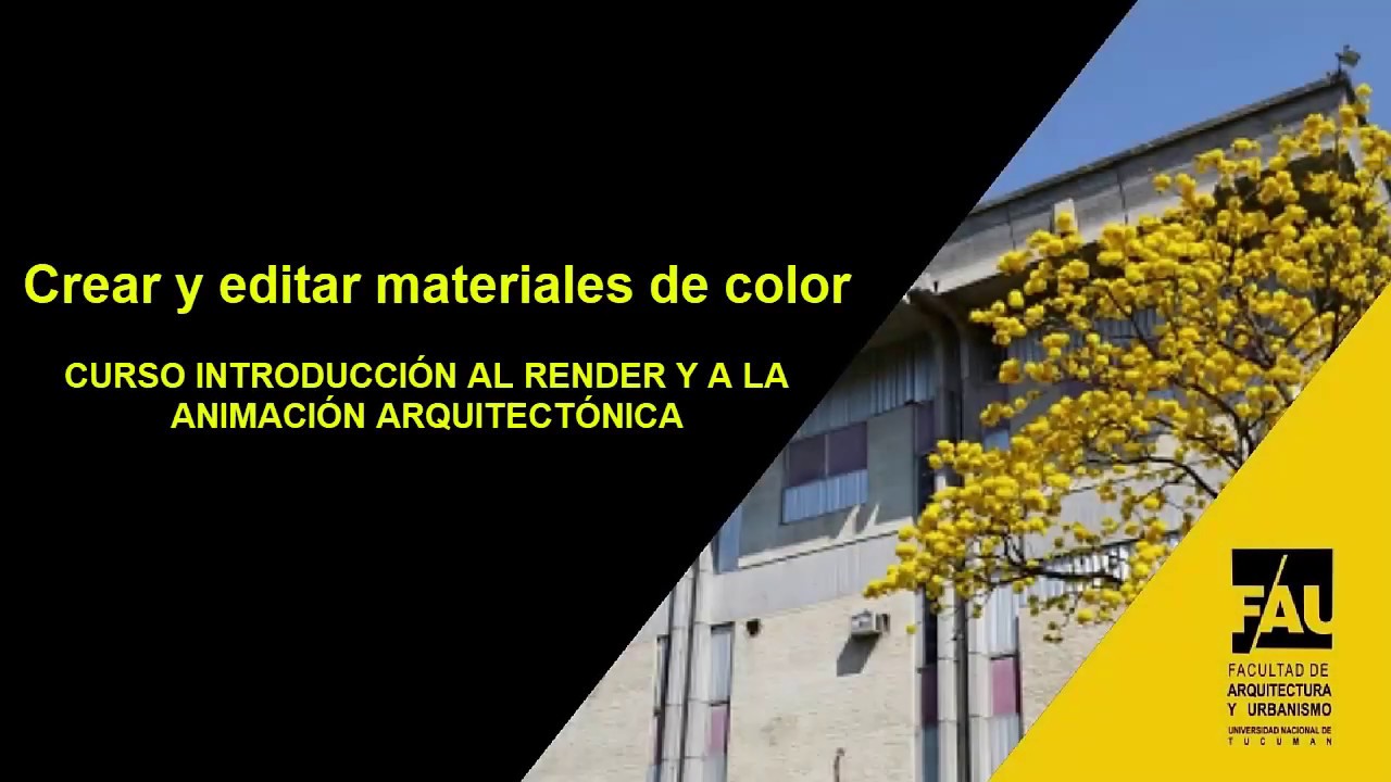C1-03 - Crear y editar un material de color - YouTube
