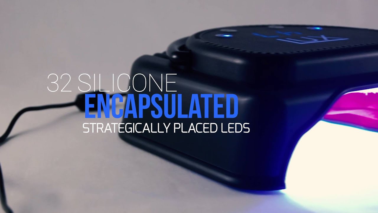 Lux Gel LED Light for Gel and Acrylic Mani & Pedi - YouTube