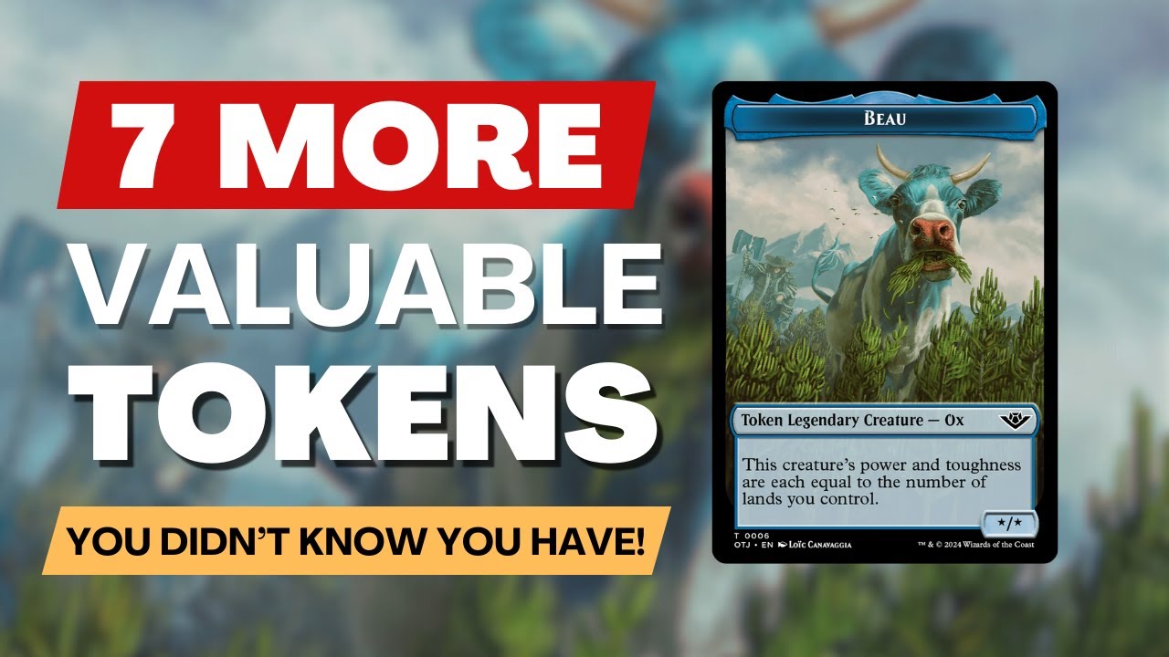 7 MORE Valuable MTG Tokens You Didn't Know You Owned! - YouTube