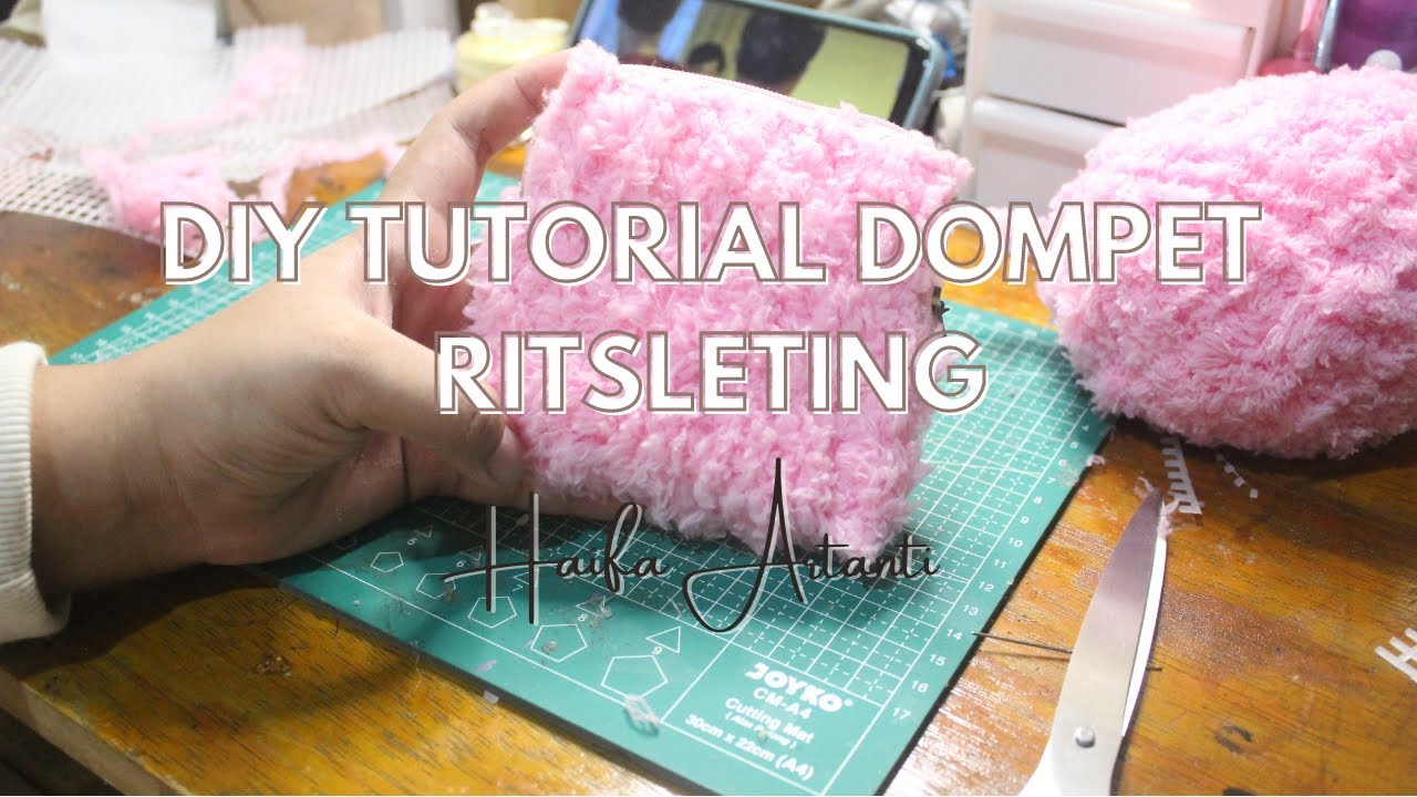 Tutorial Full/ DIY Dompet Resleting Plastik Kanvas Bisa Untuk Ide ...