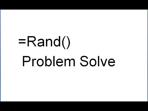 Rand formula Paragraph Problem - YouTube