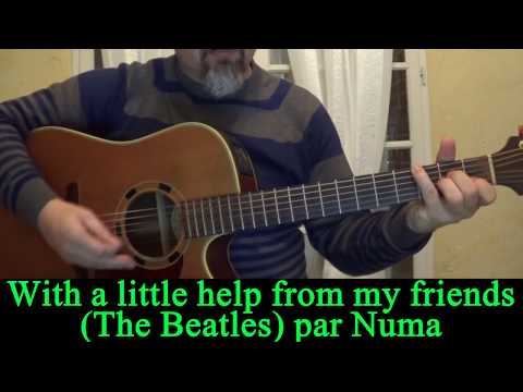 With a little help from my friends (The Beatles ) acoustic guitar cover ...