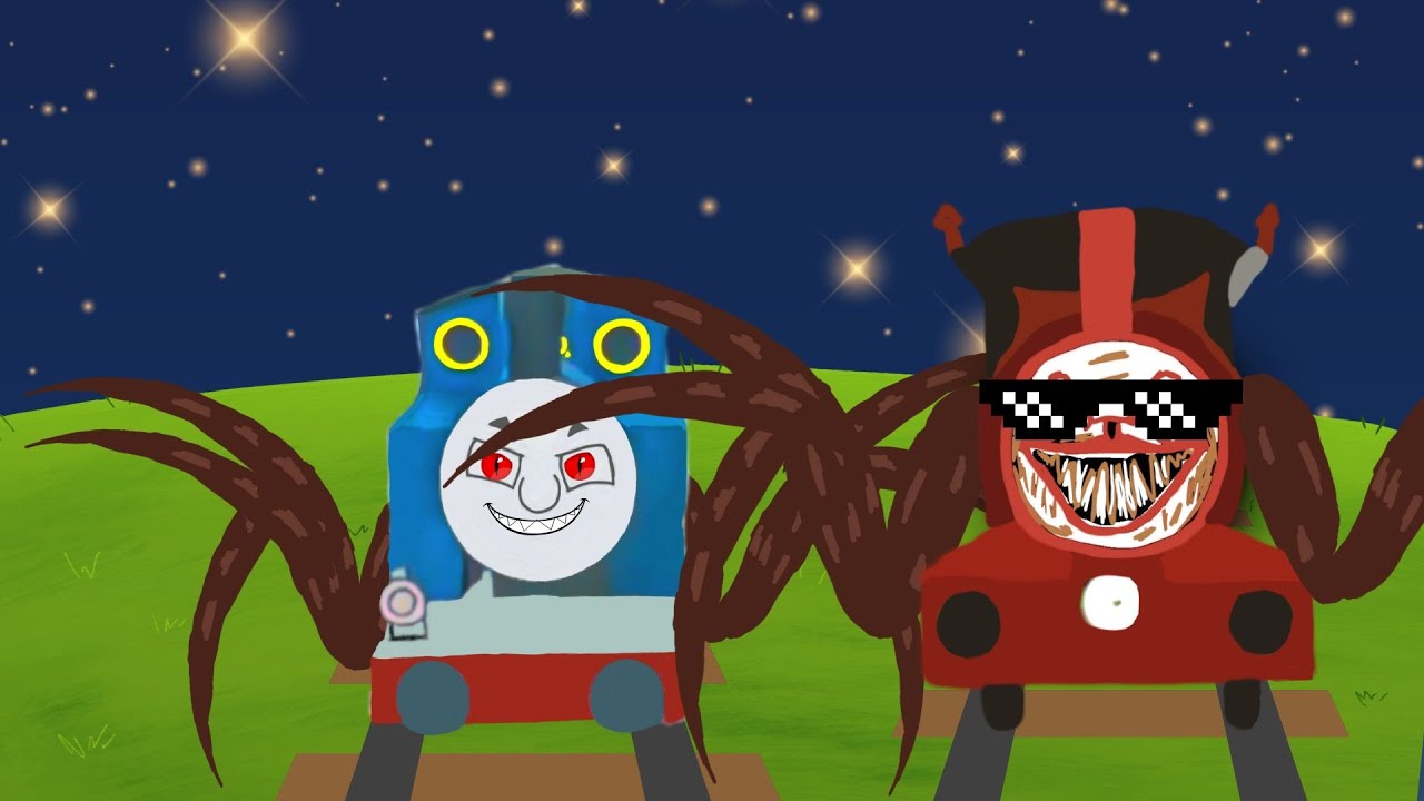 Choo Choo Charles and Thomas the Train Robot in Amazing Battle - YouTube