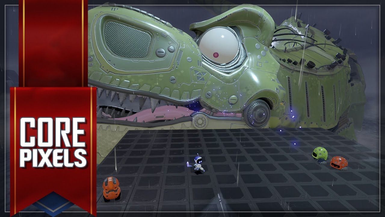 Astro's Playroom - 1994 Throwback T-Rex Tech Demo - YouTube