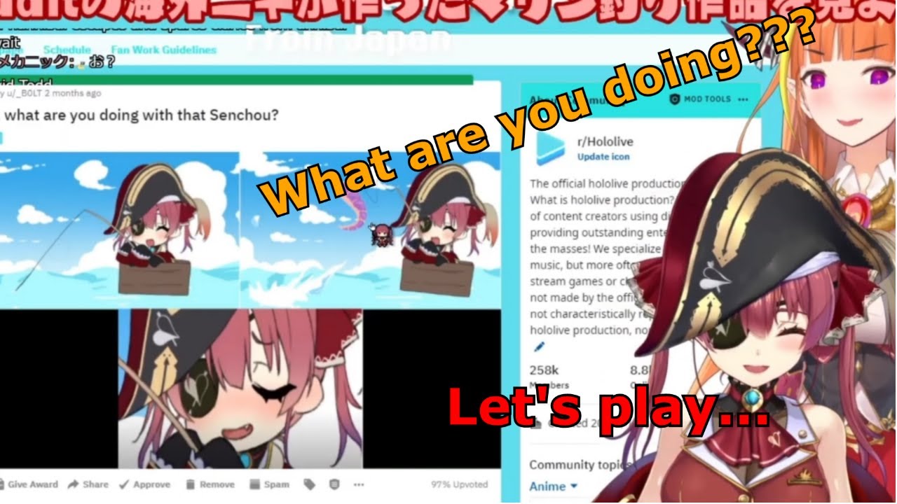 Marine & Plug-in Type Asacoco 【Hololive Eng Sub】 - YouTube