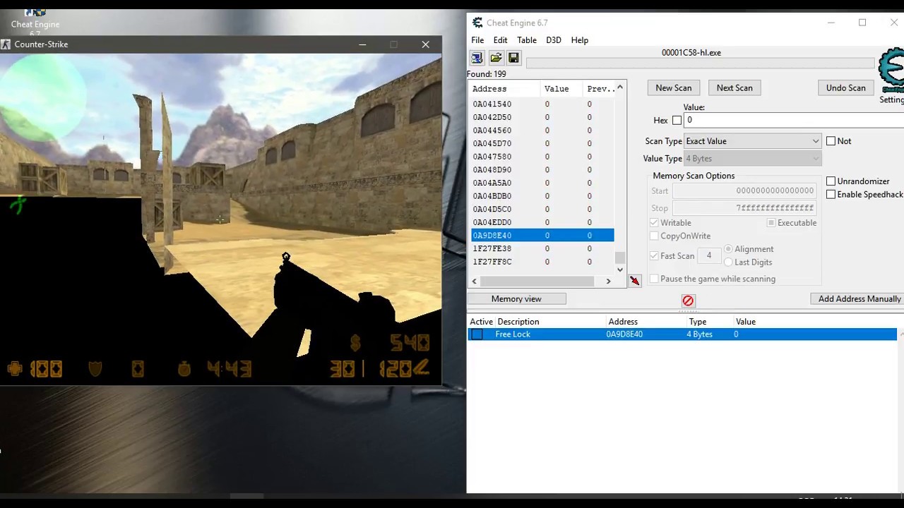 Tutorial Fly Hack 2.0 Free Lock EN/PT Cheat Engine 6.7 - YouTube
