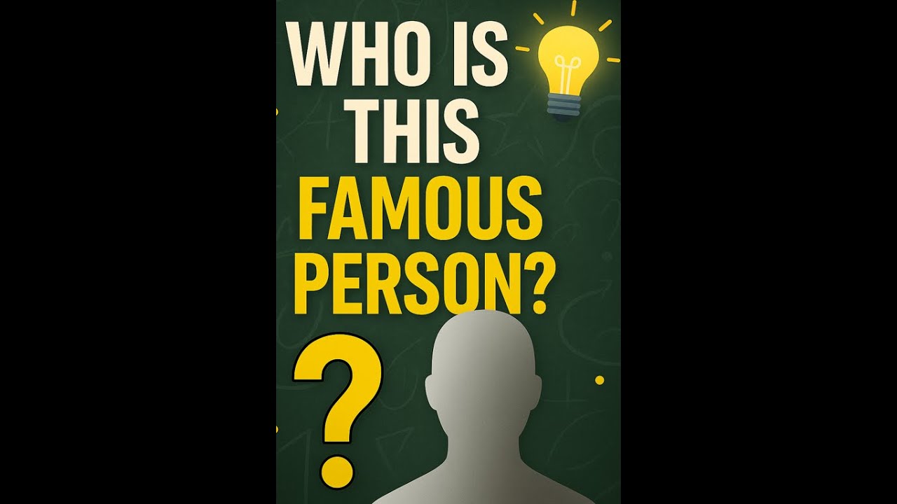 Who’s the famous person? 🤔🔍 Can you guess them in 5 clues? - YouTube