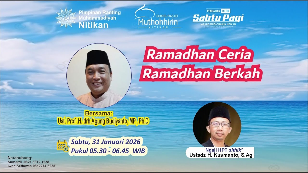 🔴LIVE! KajianOnline | Akhlak Rasalullah SAW | Ustadz Dr. Muhammad ...