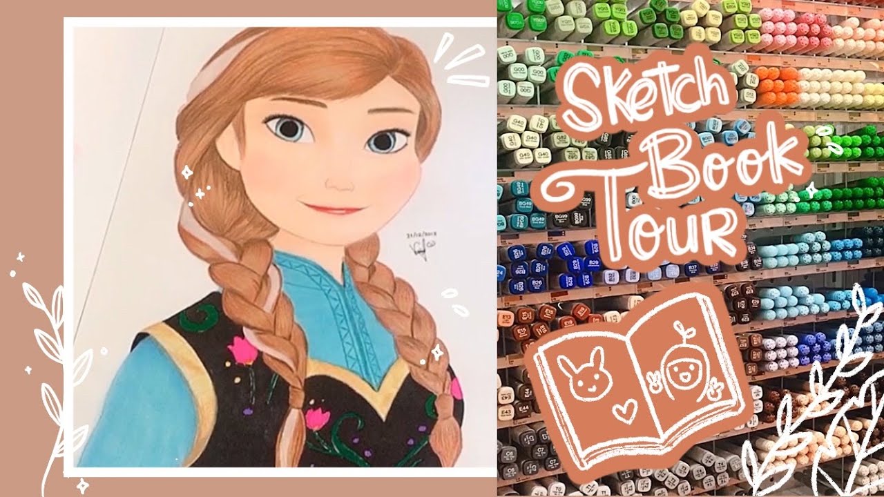 old sketchbook tour from 2010 📚 visiting Art Friend and Muji ☁️ studio ...